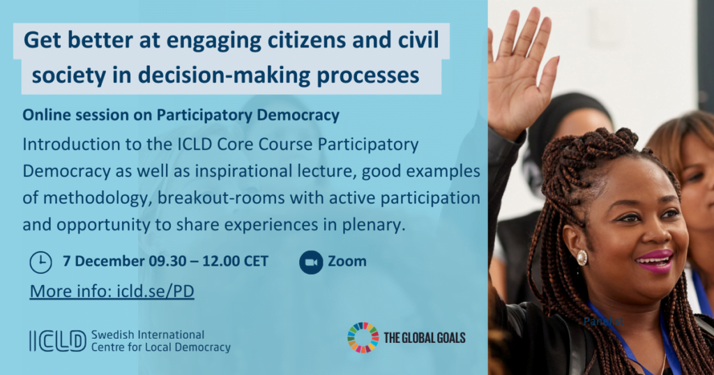 Online session on Participatory Democracy | ICLD